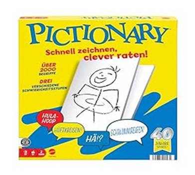 Mattel Games Pictionary Family Board Game for Kids, Adults, and Game ...
